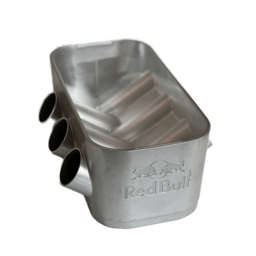 Bar Accessories - Aluminium V6 Shaped F1 Engine Red Bull Ice Bucket was ...